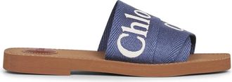 Chlo&eacute; Femme, Chaussures, Bleu, Taille: 41 EU Woody Mule