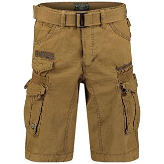 Geographical Norway Short cargo d&eacute;t&eacute; bermuda court pour homme, kaki fonc&eacute;, 3XL