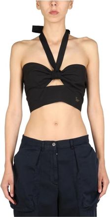 Polo Ralph Lauren Femme, Tops, Noir, Taille: 38/40 FR Haut sans manches &agrave; fermeture &eacute;clair au dos