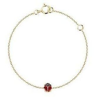 Cleor Bracelet en or 375/1000 et laque