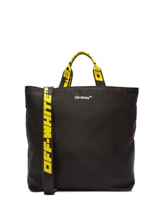 Off-white Shopper mit Logo-Print - Schwarz
