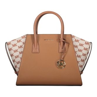 Michael Kors Schicke Leder- und Stofftasche - - Bags - Damen - Braun - ONE SIZE