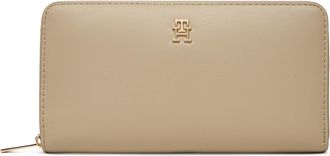 Tommy Hilfiger Geldbörse Tommy Hilfiger Th Icon Lrg Za AW0AW17744 Beige