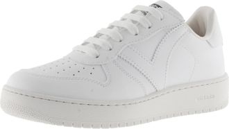 Victoria Sneaker Unisex Madrid Lederoptik Wei&szlig; Monochrom & Perforierte Zehenkappe 1258245 f&uuml;r Erwachsene Blanco 40