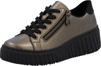 Rieker Sportlicher Schn&uuml;rschuh Lagro Low-Top-Sneaker aus Leder