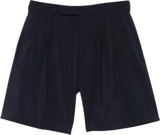 Paul Smith Homme, Shorts, Bleu, Taille: W32 Wool Bermuda Shorts