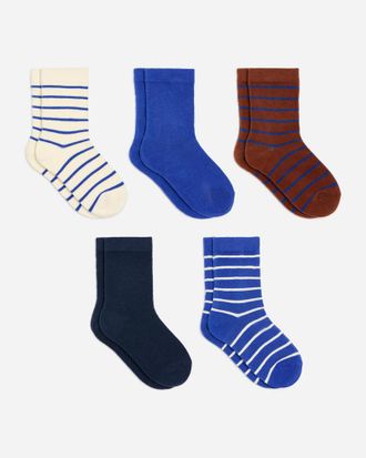 Arket Baumwollsocken 5er-Pack -Blau