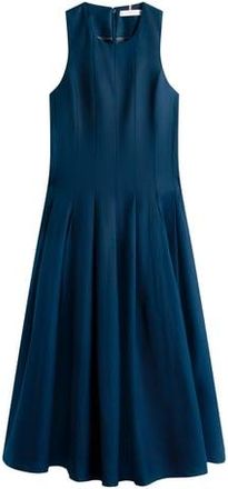 Tommy Hilfiger Robe midi en lin m&eacute;lang&eacute; &agrave; boutons