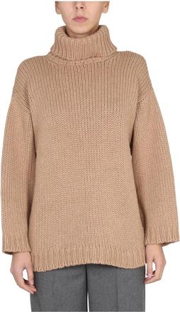 Red Valentino Maglia Mix Yarn And Lurex - - Knitwear - Damen - Beige - M