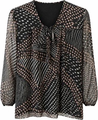 2-Biz Blusen & Hemden - - Blouses & Shirts - Damen - Schwarzk - XL