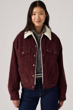 Levi's Corduroy 90s Sherpa Trucker Jacket - Damen - Braun / Braun