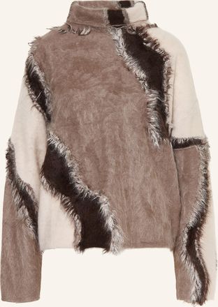 Iris Von Arnim Iris Von Arnim Caschmere-Rollkragenpullover beige