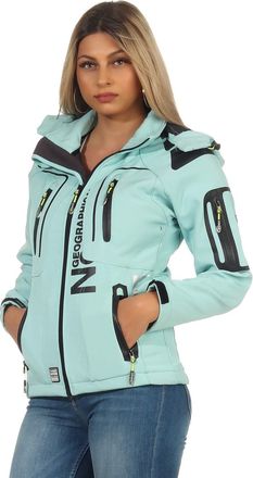 Geographical Norway Damen Softshell Jacke G-TANSY - AQUA - S/1