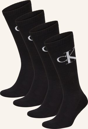Calvin Klein 4er-Pack Socken schwarz