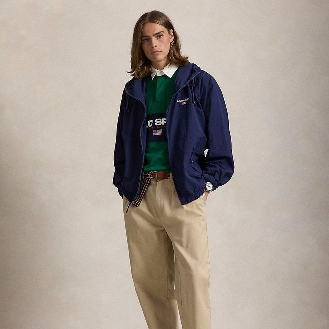 Jacke Polo Sport mit Rei&szlig;verschluss