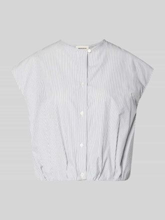 Max Mara Boxy Fit Kurzarmbluse aus reiner Baumwolle Modell GELATINA