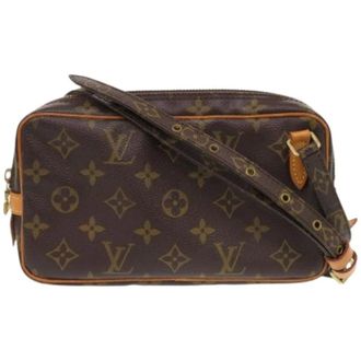 Louis Vuitton Sac bandouli&egrave;re Pre-owned en toile Monogram - Femme - Pre-owned - Brun - Taille: ONE Size
