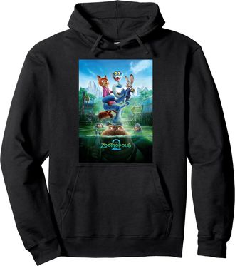 Disney Zootropolis 2 Nick Judy Gary Russ Marsh Market Poster Pullover Hoodie
