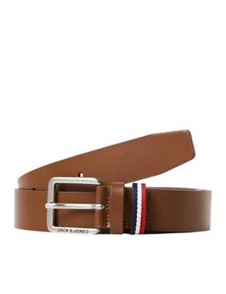 Jack & Jones Jacespo Belt Homme Ceinture en cuir, Cognac, 105 cm