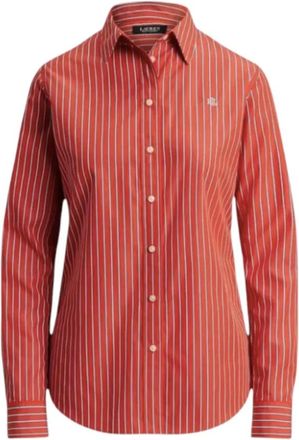 Ralph Lauren Femme, Blouses et Chemises, Multicolore, Taille: 42 FR Striped Cotton Shirt