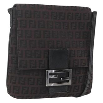Fendi Pre-owned Canvas Umh&auml;ngetasche - - Pre-owned - Damen - Braun - ONE SIZE