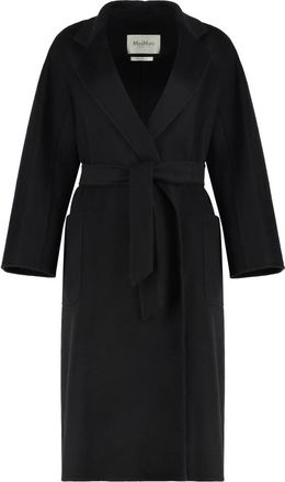 Max Mara Femme, Manteaux, Noir, Taille: 38 FR Manteau dHiver Iconique en Cachemire Noir