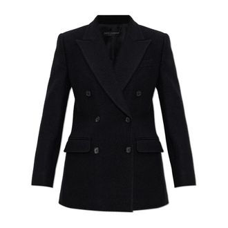 Dolce & Gabbana Kurzmantel - - Coats - Damen - Schwarzk - XS