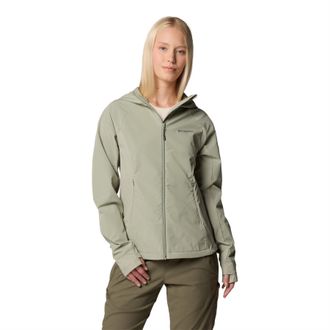 Columbia Sweet As II Softshelljacke f&uuml;r Damen, mit Kapuze, Wandern (Safari)