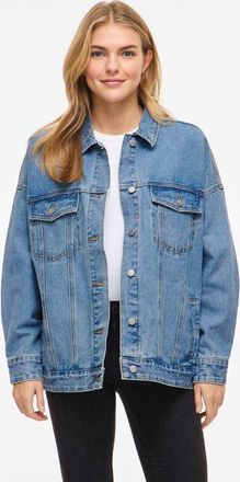 Vila Veste en jean oversize - Bleu clair