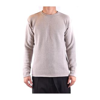 Isabel Benenato Stilvolle Pullover f&uuml;r jeden Anlass - - Knitwear - Herren - Beige - L