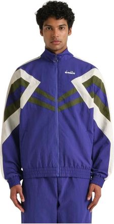 Diadora Homme, Sport, Bleu, Taille: L Track Jacket Legacy