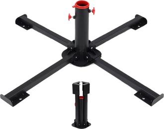 Generic K&uuml;nstliche Baumbasis - kompaktes System aus Stahl, tragbar, leicht, Ersatz, Stabilisator mit Kippschutz | zuverl&auml;ssige Urlaubsstruktur f&uuml;r Garten, Pat