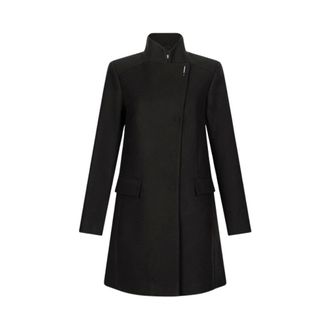 Liu Jo Femme, Manteaux, Noir, Taille: 42 FR Single-Breasted Manteaux