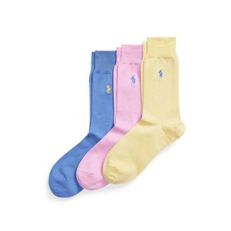 Polo Ralph Lauren Lot de 3 chaussettes hautes en coton