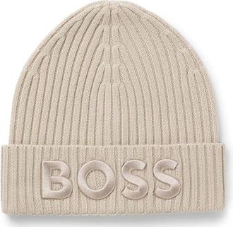 BOSS Cap Lara Beanie Light Beige
