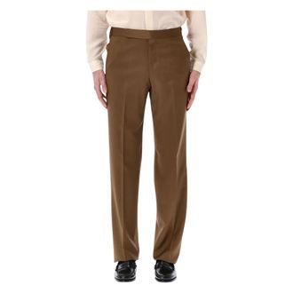 Lardini Stretch-Krepphose - - Trousers - Herren - Braun - 2XL