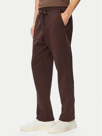 Michael Kors Jogginghose CF552Q65MF Dunkelbraun Regular Fit