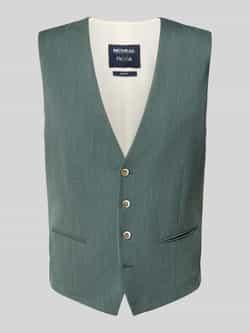 Mc Neal Slim Fit Weste mit Kleinstruktur