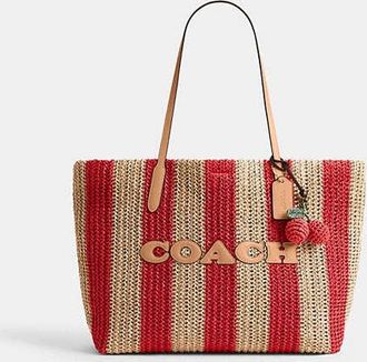 Coach Grosse City Tote Bag Mit Anh&auml;ngern