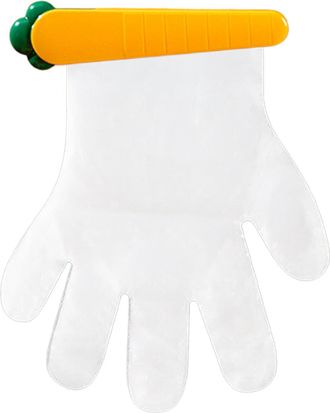 Generic Handschuhspender | Karottenf&ouml;rmige Handschuhstation Zur Wandmontage,Stabiler Aufbewahrungsorganizer F&uuml;r K&uuml;che, Bad, Labor & Gastronomie