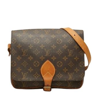 Louis Vuitton Pre-owned Sac bandouli&egrave;re Monogram Cartouchiere GM - Femme - Pre-owned - Brun - Taille: ONE Size