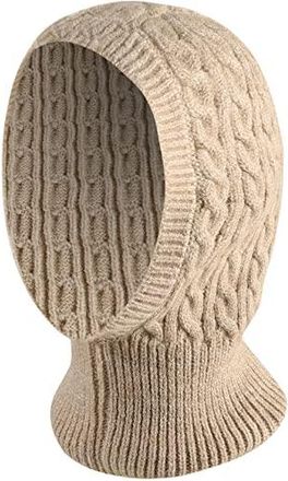 Generic Chapeaux dhiver pour homme et femme - En tricot doux et chaud - Avec lunettes, kaki, Taille unique
