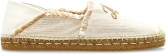 Jimmy Choo London Femme, Chaussures, Beige, Taille: 37 1/2 EU Avi Espadrilles Plates