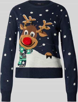 Vero Moda Pullover mit Rentiermotiv