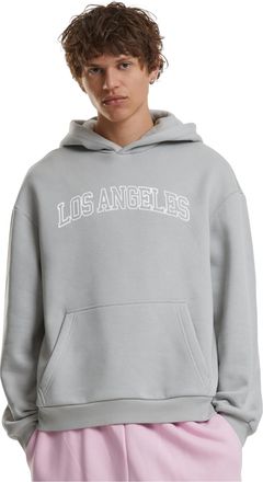 Mister Tee Los Angeles Fluffy Hoody lightasphalt, M