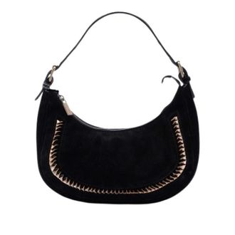 Celine Pre-owned Suede Shoulder Bag - - Pre-owned - Damen - Schwarzk - ONE SIZE
