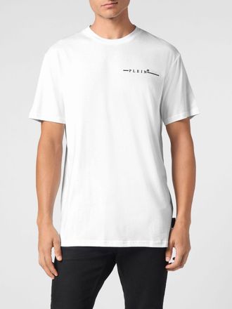 Philipp Plein T-shirt en coton avec logo contrastant sur la poitrine