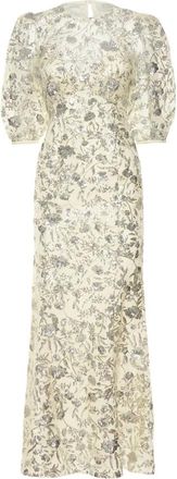 Self Portrait Femme, Robes, Blanc, Taille: 32 FR Robes