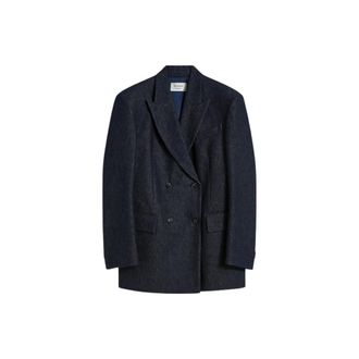 Max Mara Comfort-fit Denim Blazer - - Jackets - Damen - Blau - 4XS