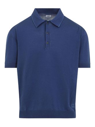 C.P. Company polo en coton - Bleu
